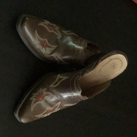Ariat | Shoes | Ariat Leather Mules | Poshmark